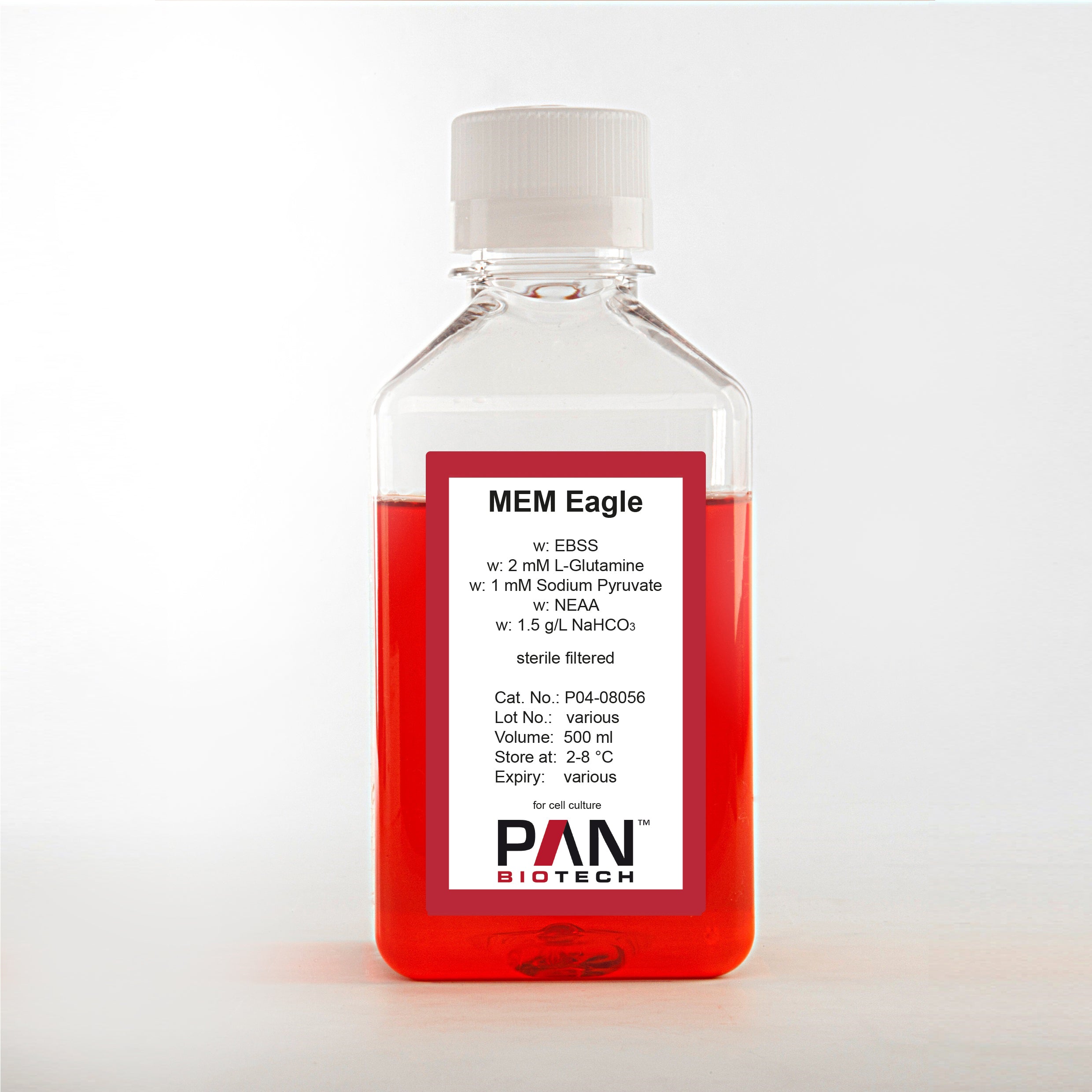 PAN-Biotech MEM Eagle w: EBSS, w: 2 mM L-Glutamine, w: 1 mM Sodium pyr ...