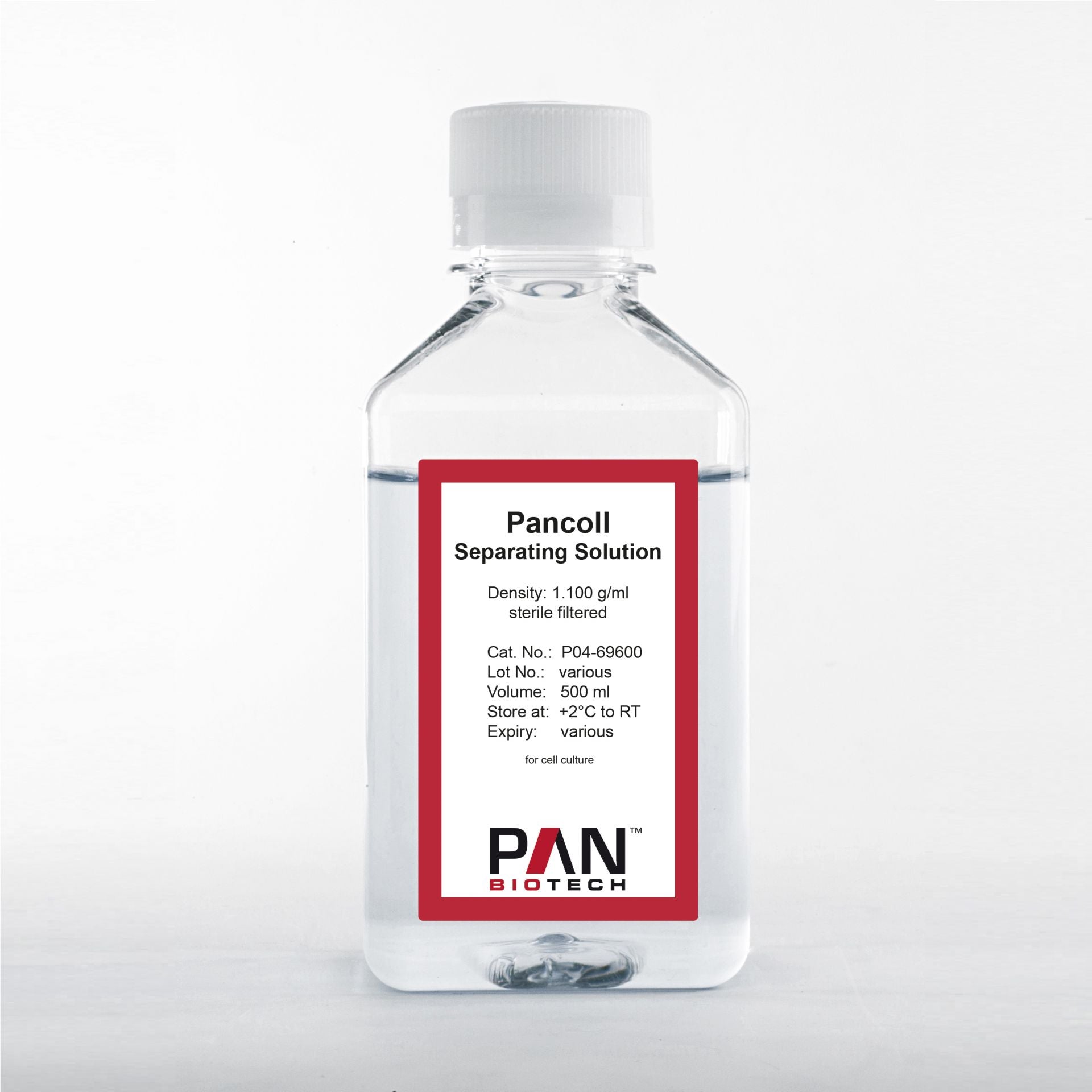Pancoll Human: Cell Separation Medium, Density: 1.100 g/ml – Ilex Life ...